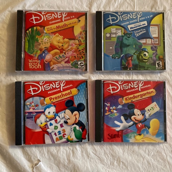Video Games & Consoles | Four Disney Learningprogram Manualgames Pc Cd ...